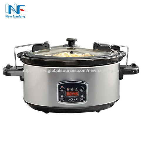 Digital Crock-pot 6.5 Quart Programmable Slow Cooker With Locking Lid ...