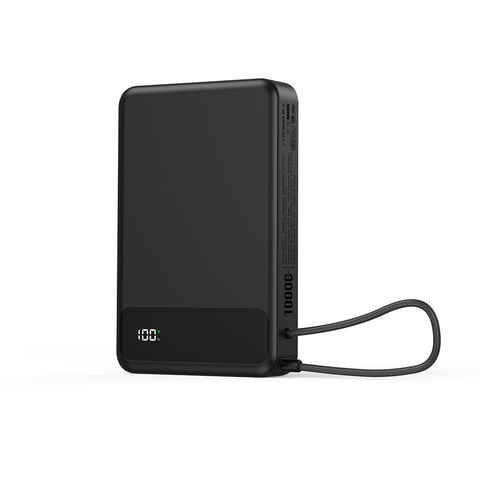 Dual Port 10000mah Wireless Charging Power Bank With Smart Digital ...