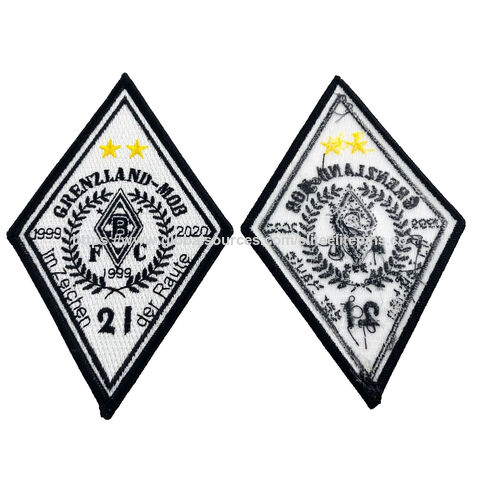 Custom Embroidered Patches, Wholesale Grenzland - Mob Football Club ...