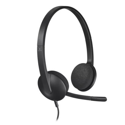 Logitech H340 Original Usb Wired Computer Headset 1.8m Cable With Mic ...