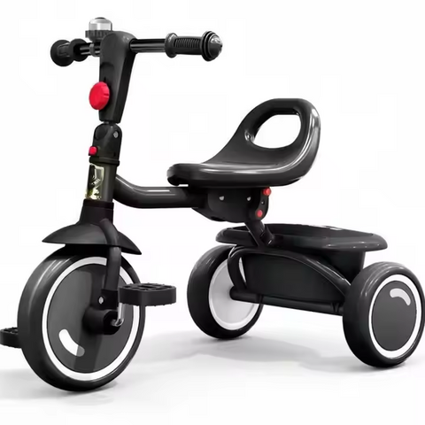 3-in-1 Plastic Kids' Walking Push Trike Mini Balance Bike And Foldable Bike For Car Style, Baby ...