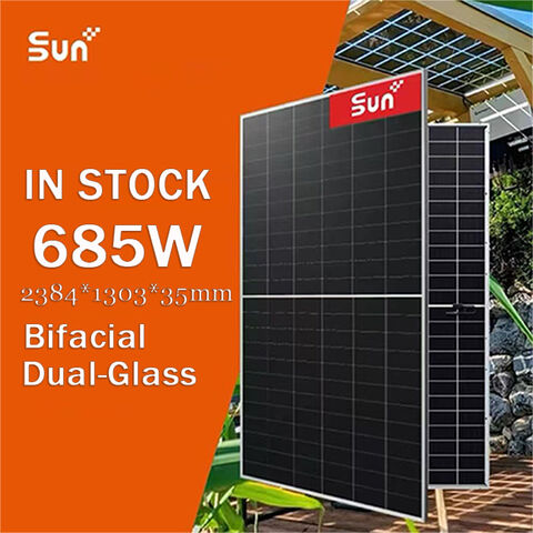 Sunplus 685w N-type Topcon Bifacial Solar Panel | Tuv/ul/csa Certified ...
