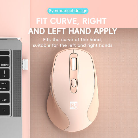 R8 Color Fashion Ergonomic Laptop 2.4g Wireless 6d Office Optical Mouse ...