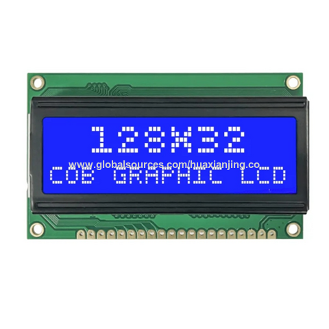 128*32 Monochrome Cob Graphic Lcd Module Dot Matrix Stn Lcd Display Module For Electronic ...