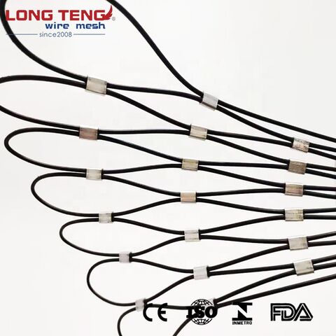 Stainless Steel Wire Rope Mesh Cable Webnet For Balustrade Or Railing ...