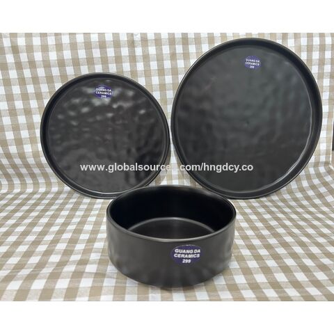 Factory Price High Quality Reactive White/matte Black Glaze Stoneware ...
