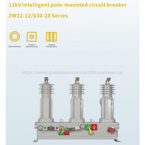 12kv Intelligent Pole-mounted Circuit Breaker, Zw32-12/630-20 Series - Buy China Wholesale Mns ...