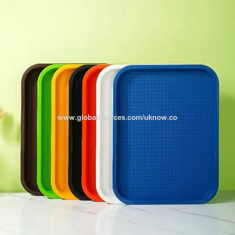 Commercial Plastic Fast Food Tray Rectangular Food Serving Tray Cheap ...