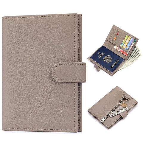 Buy China Wholesale Ladies' Thin Mini Zip Around Wallet Genuine Leather ...