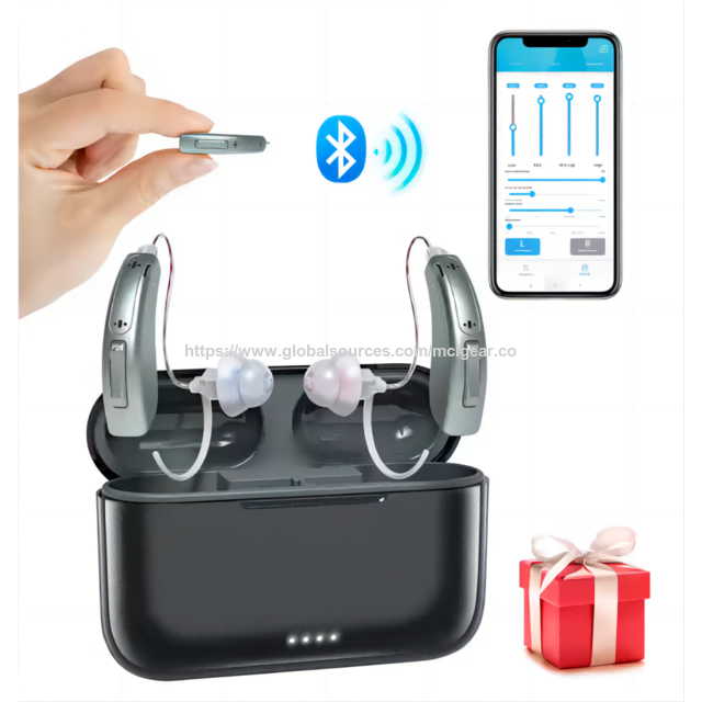 China High Quality Bte Ric Bluetooth Hearing Aids With App Control For ...