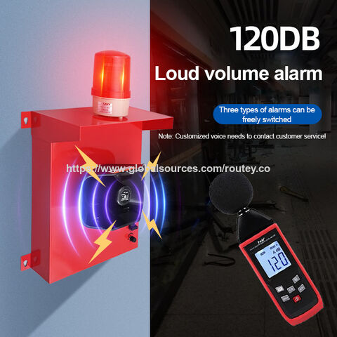 Industrial Integrated Sound And Light Alarm, Adjustable Voice Alarm ...