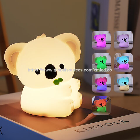 Led Factory Silicone Koala Night Light Sleep Lamp For Gift $10 ...