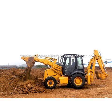 2 Tons 86kw Diesel Backhoe Loader Clg766a With 1cbm Load Capacity And 0 ...