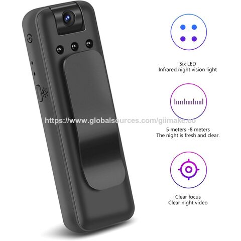 Buy China Wholesale 1080p Hd Wearable Clip-on Camera: Night Vision ...