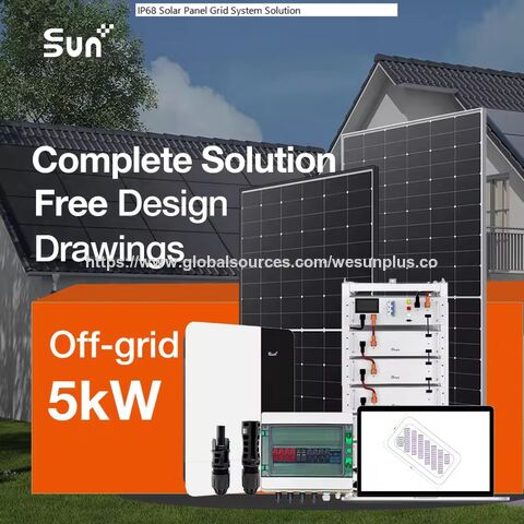 Bulk Buy United States Wholesale Sunplus Ip68 Solar Panel Grid System ...