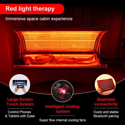 Merican Factory Wholesale M4n Red Light Infrared Therapy Bed Full Body ...