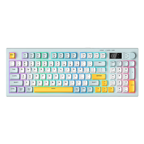 Onikuma G80 Rgb Membrane Keyboard - 92 Keys, Tri-mode Wireless ...