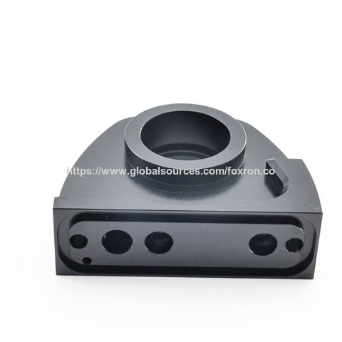 Custom Precision Cnc Machined Parts For Electronics Aluminum Alloy Steel Oem Cnc Machining Black ...