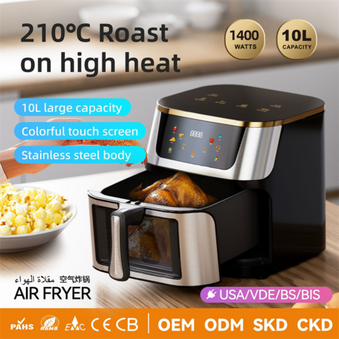 Air Fryer Multi-function Super-heated Electric Air Fryer Digital ...