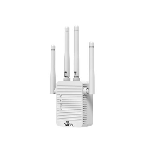 Buy China Wholesale Stripe Design, 1200mbps Wifi Repeater With 5g Dual Band, Large Signal ...
