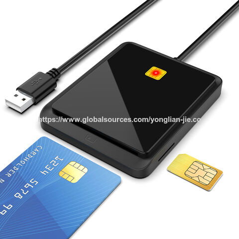 Rocketek Usb 2.0 Smart Card Reader Cac Id Bank Sim Card Cloner ...