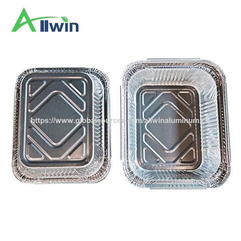 150x120mm 450ml Small Size Disposable Aluminum Foil Food Storage ...