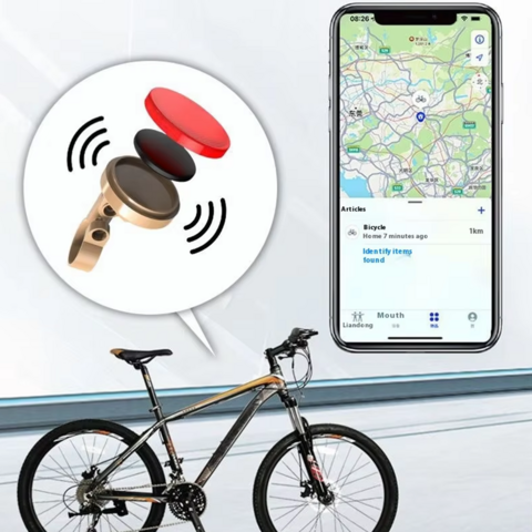 Airtag Bicycle Hidden Locator Gps Anti Loss Device Fixator Single ...
