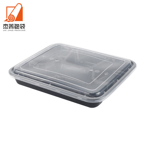 Food Container 4 Compartment Hot Food Disposable Takeaway Containers ...
