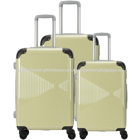 Luxury Unisex Modern Student Trunk Suitcase Travel Luggage Set With 4 ...