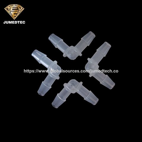 Wholesale Two Ways 4.8mm Hose Barb L Shap Plastic Barbed Water Tube ...