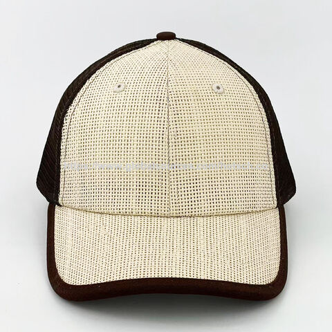 Custom Straw Summer Caps Straw Trucker Hats Wholesale Quality Mesh Caps ...