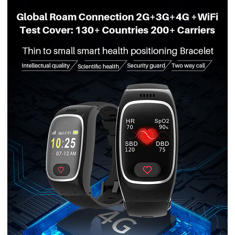 Gps Lbs Geo Heart Rate Smart Watch Call Vl16 Pro Old People Sim Card ...