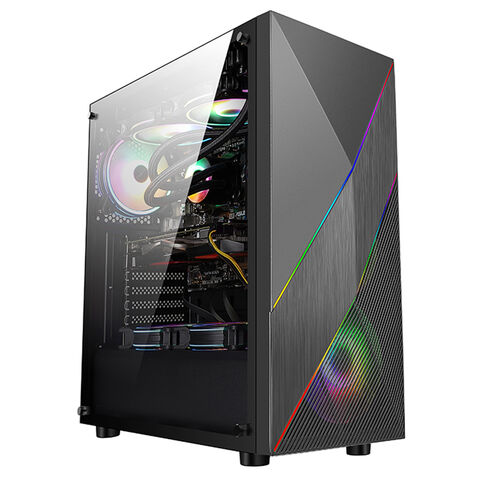Ruix Diamond-350 Atx Gaming Desktop Case Tempered Glass Side Panel ...