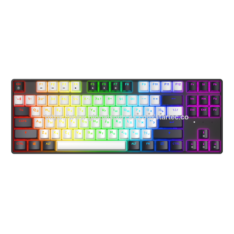 Buy China Wholesale Tkl Mechanical Keyboard, 85% 87keys Wired Keyboard ...