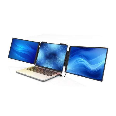 Factory Price White Fhd 15.6inches Dual Laptop Screen Extender ...