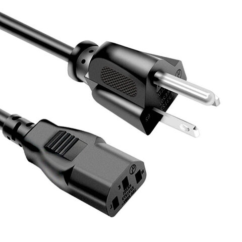 Us Ac Power Cable Power Cord 3 Prong For Laptop Adapter Charger Ac Dc ...