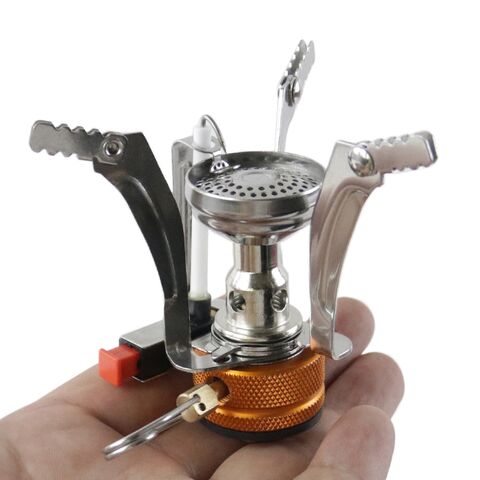 Ultralight Backpacking Gas Stove Folding Compact Design For Camping And ...
