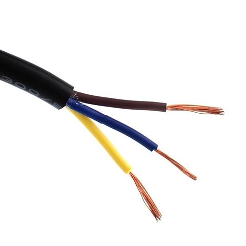 3 Core 1.5mm2 Pvc Sheathed H05vv-f Flexible Power Cable Rvv Electrical ...