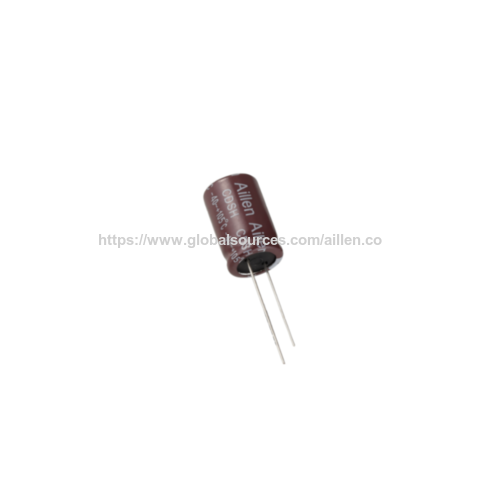 Manufacturer Radial Plug In Aluminum Electrolytic Capacitor ...