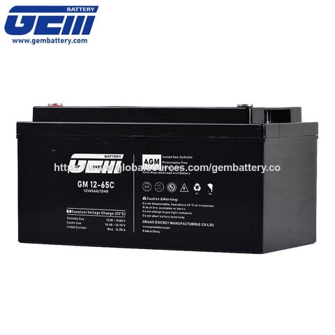 12v 65ah Smf Vrla Battery Compliant With Iec60896-21/22 For ...