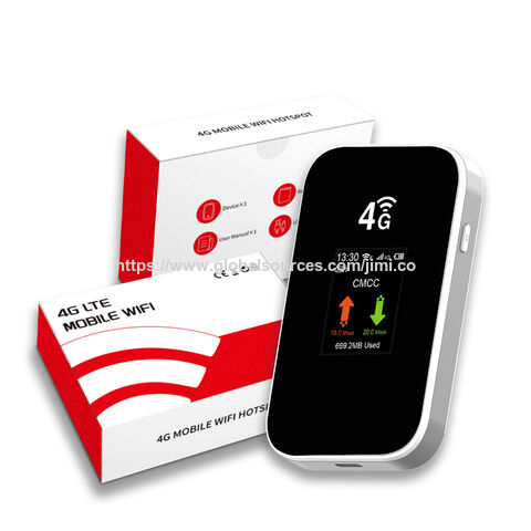 Jimi Portable 3000mah Battery 4g Lte Mifis Router With Esim Sim Card ...