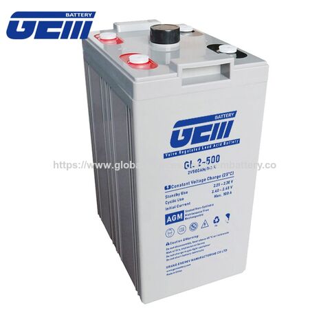 2v 500ah Gel Battery With Nano Gel Formula, Enhanced Thermal Stability ...