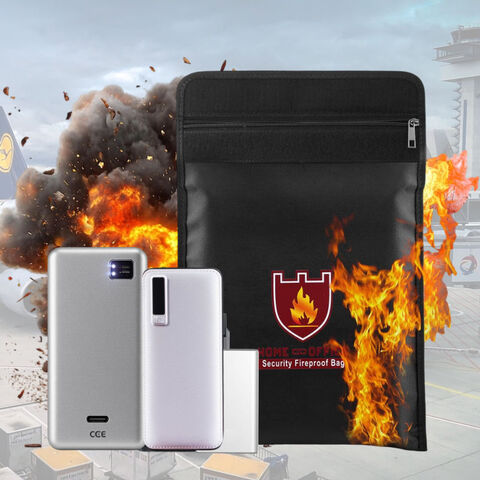Yhx Lithium Battery Fire Protection Bag Waterproof And Fireproof ...