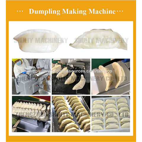Full Automatic Dumpling Making Machine Half Moon Shaped Momo Dumpling Gyoza Machine Electric ...