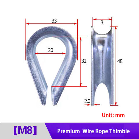 304 Stainless Steel Wire Rope Thimble Protection Sleeve Triangular Ring ...