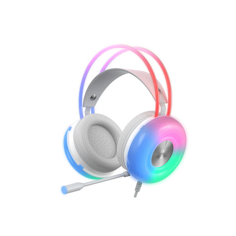 Gaming Rgb Headset, Transparent Vibrating Ear Cover Rgb Headphone ...