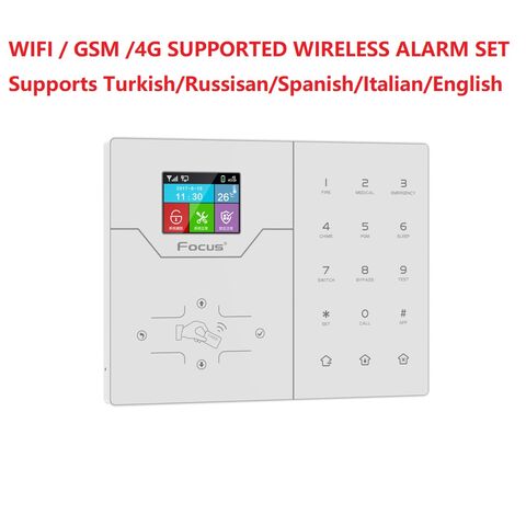 Focus Wifi6 / Gsm /4g Home Alarm System Kit Factory Directly Supply ...