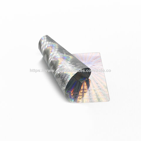 Holographic Laser Sticker Hologram Sticker Permanent Feature For ...