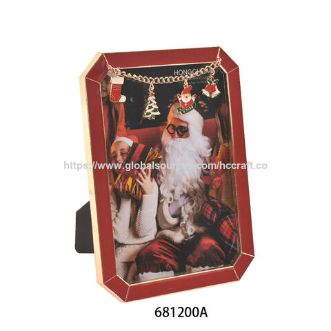 Christmas Epoxy Metal Zinc Alloy Photo Frame Studio Gift Picture Frames ...