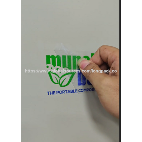 Waterproof Acrylic Crystal Label With Uv Resistant Tear Film For ...